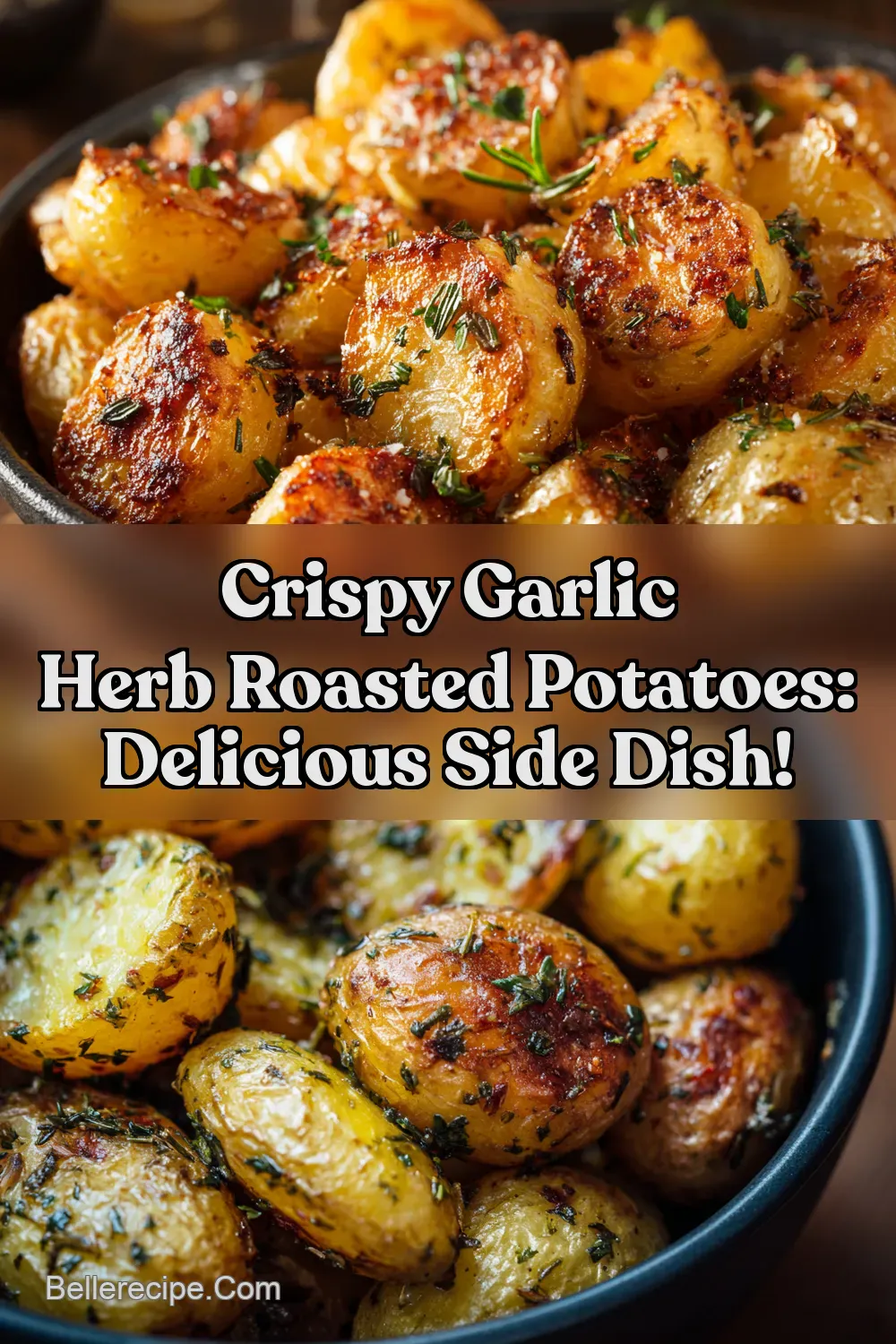 Garlic Herb Roasted Potatoes: Best Potato Side Dishes!