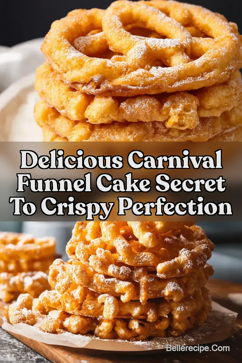 Easy Funnel Cake Recipe Crispy Carnival Treat at Home
