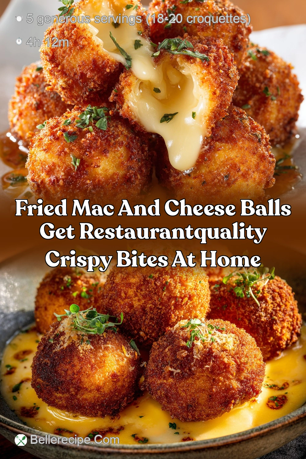 Fried Mac and Cheese UltraCrispy Croquettes with Molten…