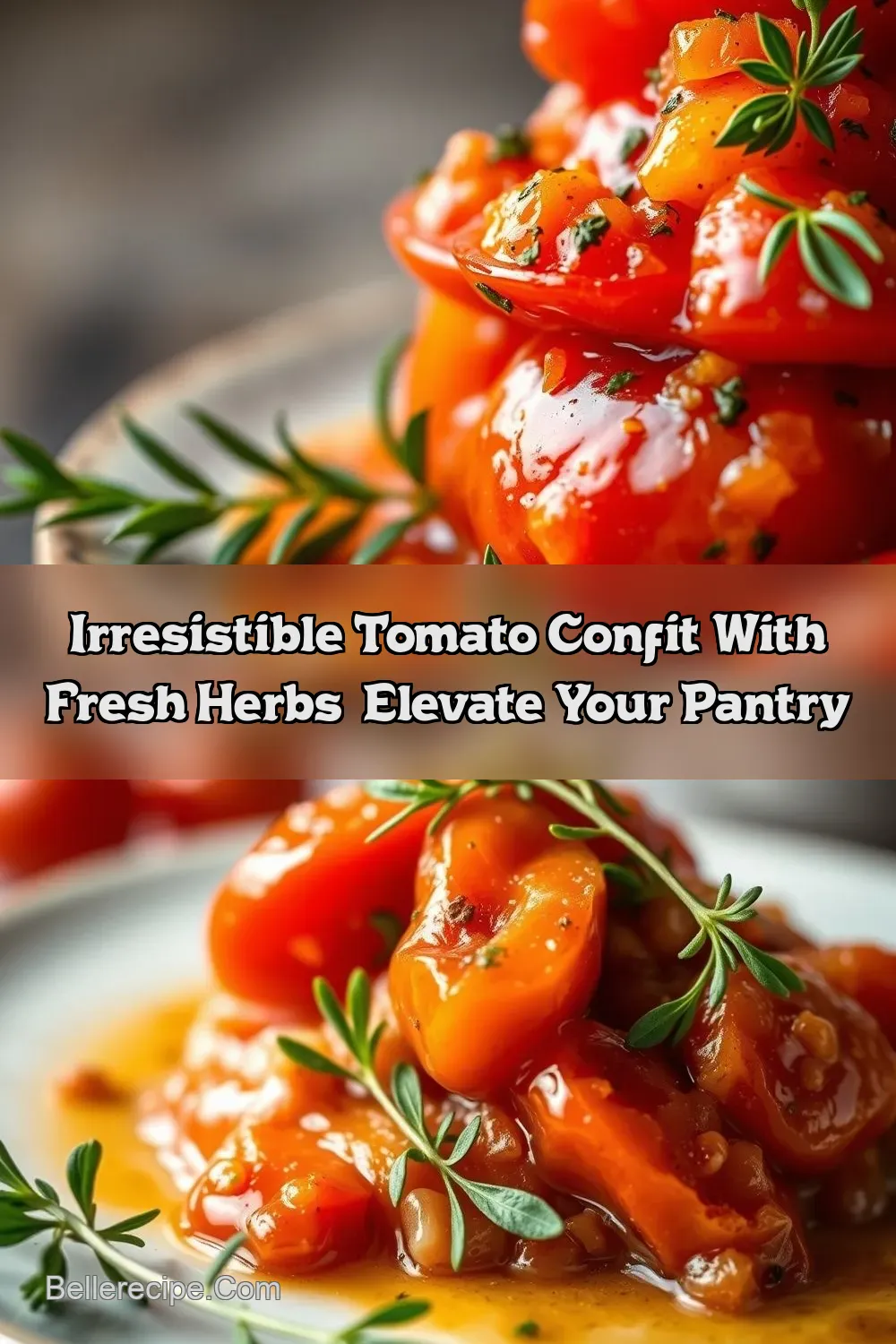 Slow-Roasted Tomato Confit: My Favorite Herb-Infused Flavor…