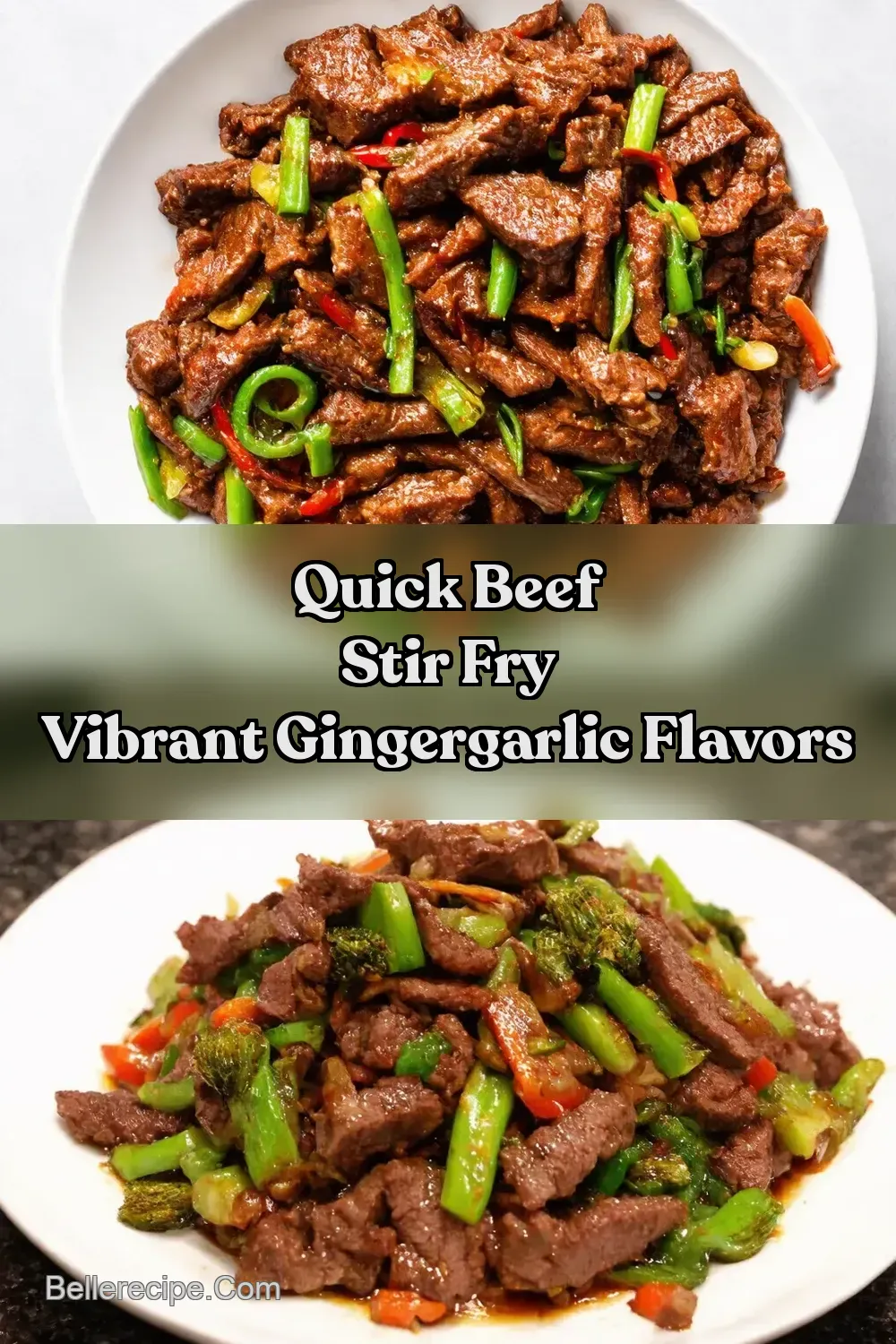 Speedy Beef Strips StirFry GingerGarlic Magic - BelleRecipe
