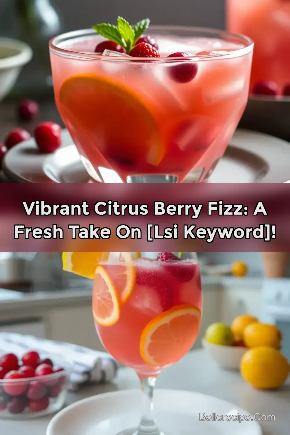 Easy Citrus Berry Fizz: The Perfect Punch Sans Alcool for…