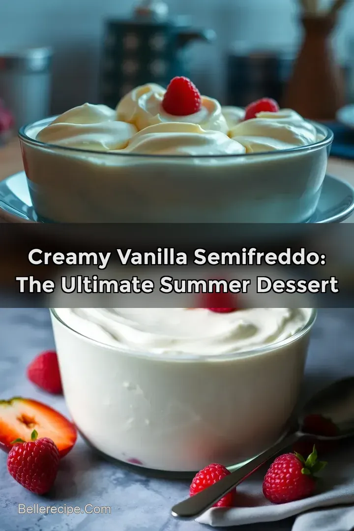 Classic Vanilla Semifreddo Recipe: A Creamy Delight for Any…