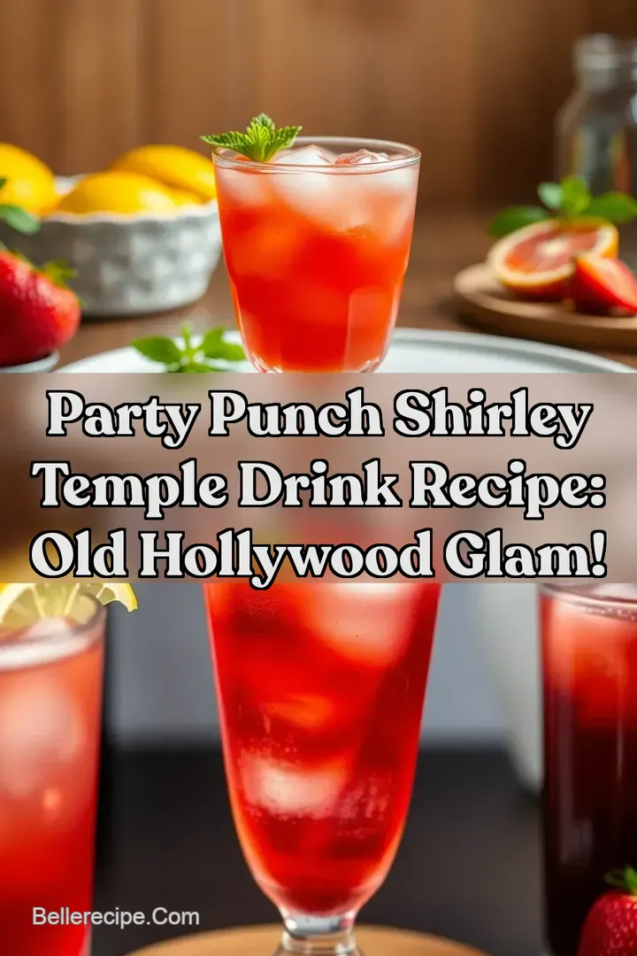Shirley Temple Drink Recipe: A Classic for Everyone!