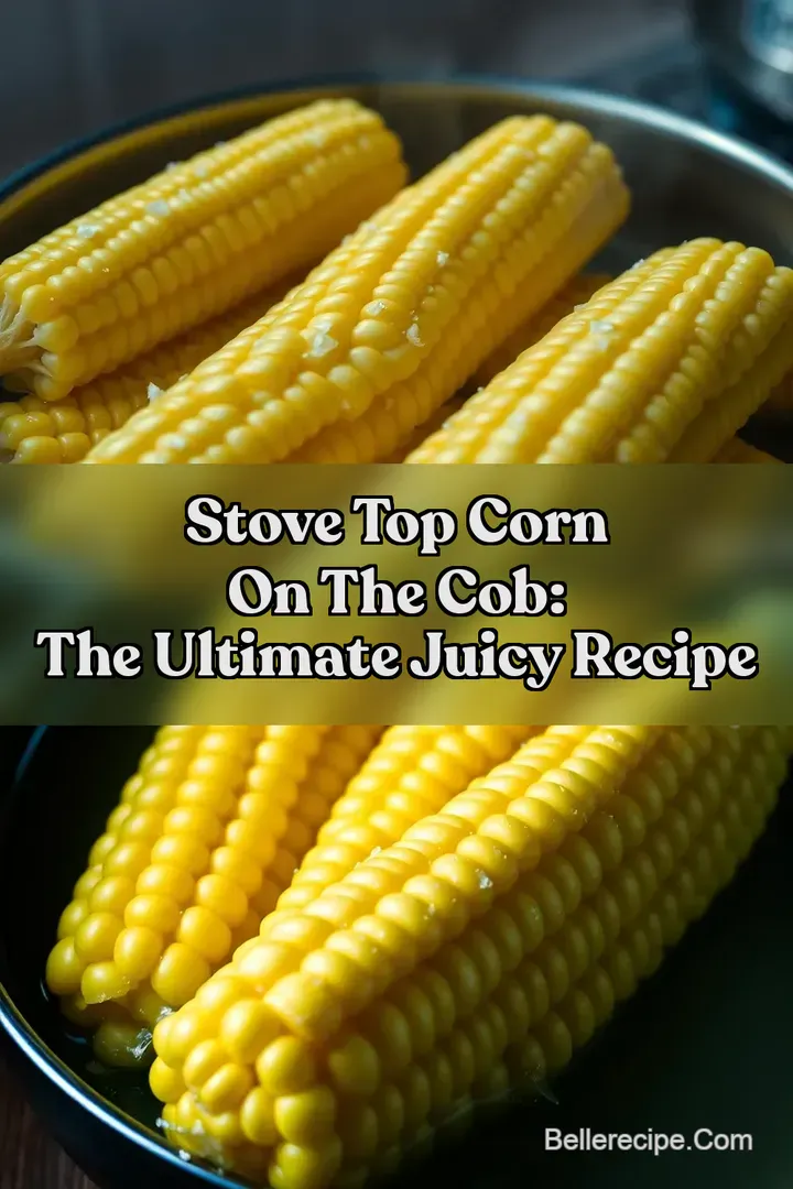 Boiling Corn on the Cob: My Foolproof, Juicy Method!