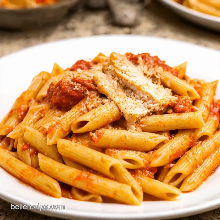 Chicken Parmesan Penne Pasta Classic Comfort Easy
