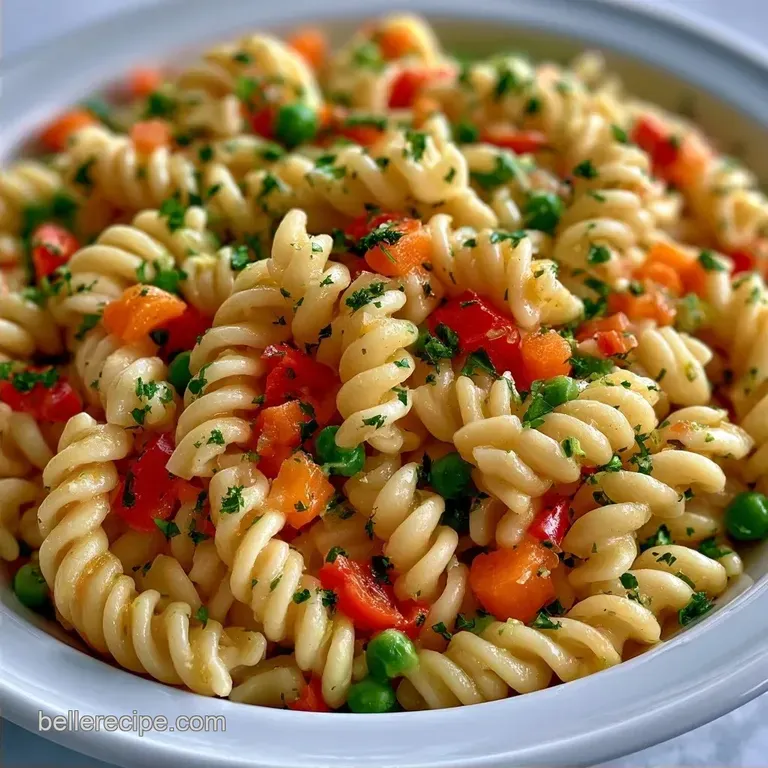 Creamy Cold Pasta Salad for 8 Servings - BelleRecipe