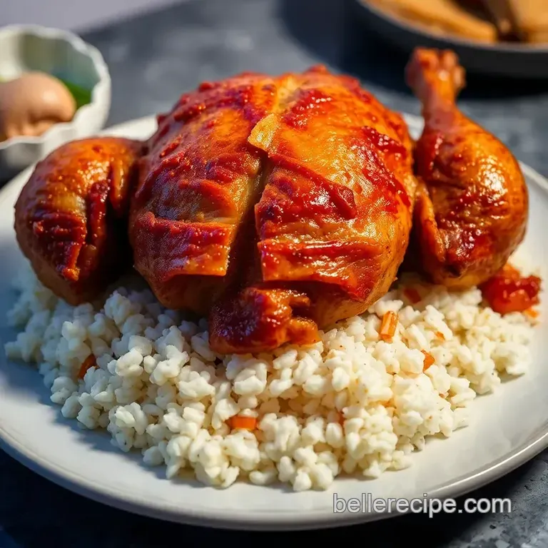 Crispy Hainanese Roast Chicken Rice: My Family's Fave!